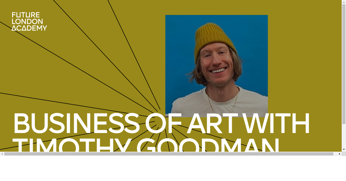 Business of Art with Timothy Goodman